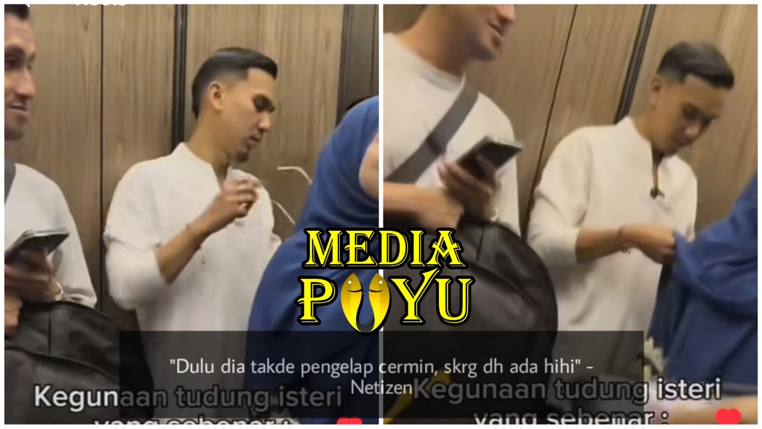 "Dia ingat isteri dia tak perasan lol, Mk kelakar" - Netizen - Media Puyu