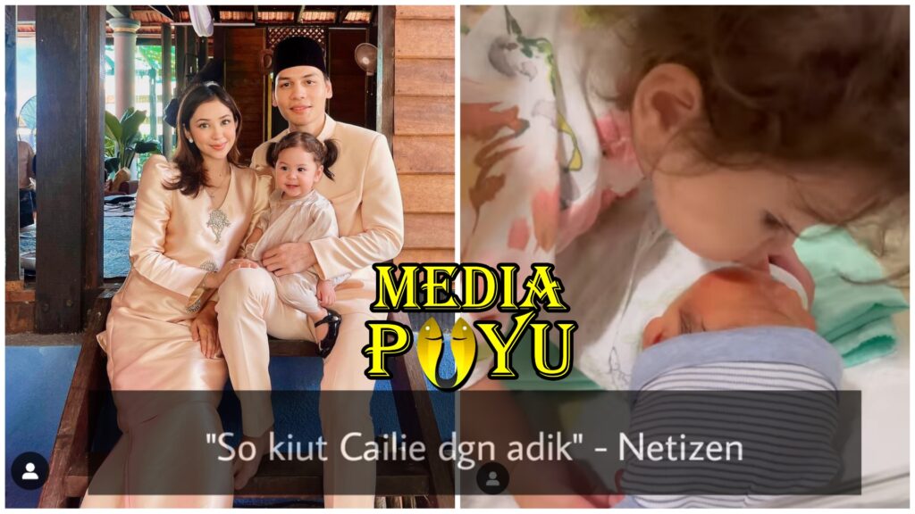 "Congrats yeah Cailie dah dapat adik" - Netizen - Media Puyu