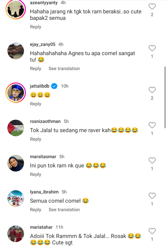 Haha Jarang Tgk Tok Ram Menari So Cute Bapak2 Semua Netizen